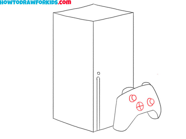 How to Draw an XBox - Easy Drawing Tutorial For Kids