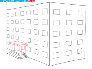 How to Draw a 3D Building - Easy Drawing Tutorial For Kids