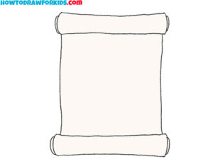How to Draw a Scroll - Easy Drawing Tutorial For Kids