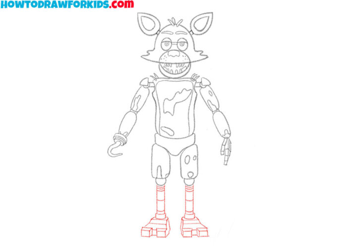 How to Draw Foxy - Easy Drawing Tutorial For Kids