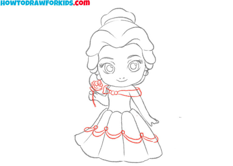 How to Draw a Disney Princess - Easy Drawing Tutorial For Kids