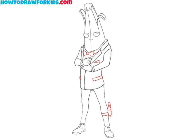 How to Draw Agent Peely - Easy Drawing Tutorial For Kids