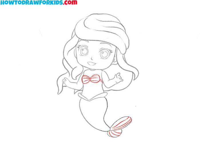 How to Draw Ariel - Easy Drawing Tutorial For Kids