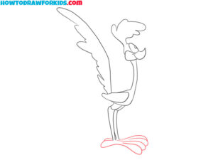 How to Draw Roadrunner - Easy Drawing Tutorial For Kids