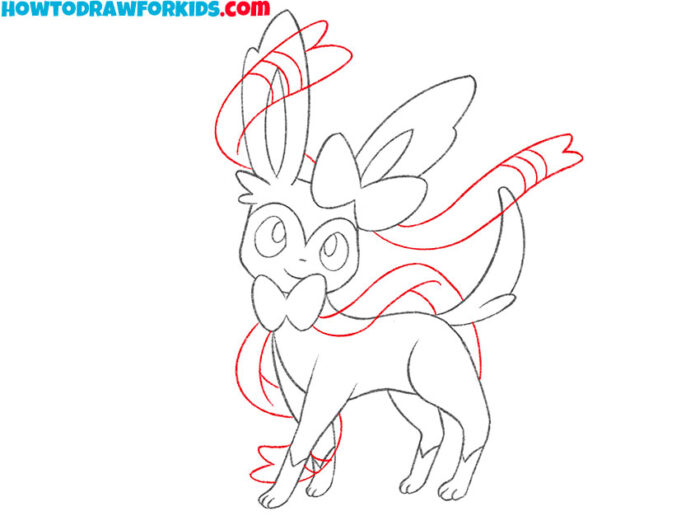 How to Draw Sylveon - Easy Drawing Tutorial For Kids