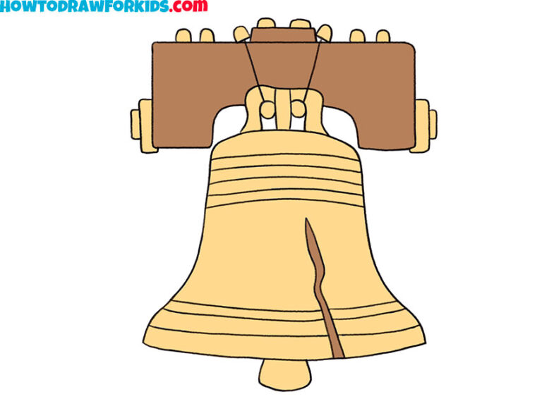 How to Draw the Liberty Bell - Easy Drawing Tutorial For Kids