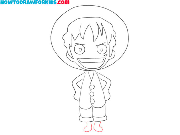 How to Draw Luffy - Easy Drawing Tutorial For Kids
