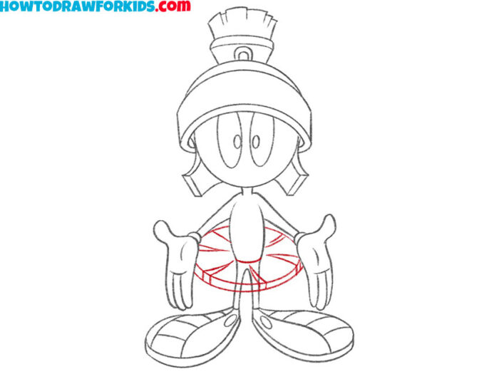 How to Draw Marvin the Martian - Easy Drawing Tutorial For Kids