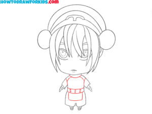 How to Draw Toph - Easy Drawing Tutorial For Kids