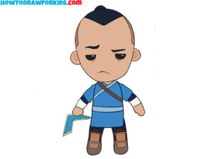 How to Draw Sokka - Easy Drawing Tutorial For Kids