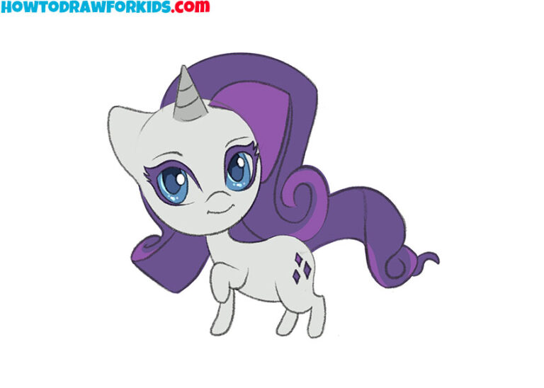 How to Draw My Little Pony - Easy Drawing Tutorial For Kids