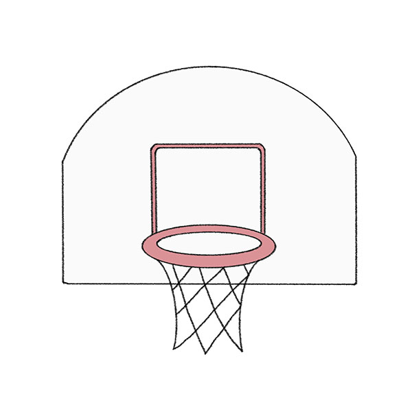 How To Draw A Basketball Hoop Easy Drawing Tutorial For Kids How To Draw A Basketball Hoop Easy Drawing Tutorial For Kids