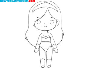 How to Draw Wonder Woman - Easy Drawing Tutorial For Kids