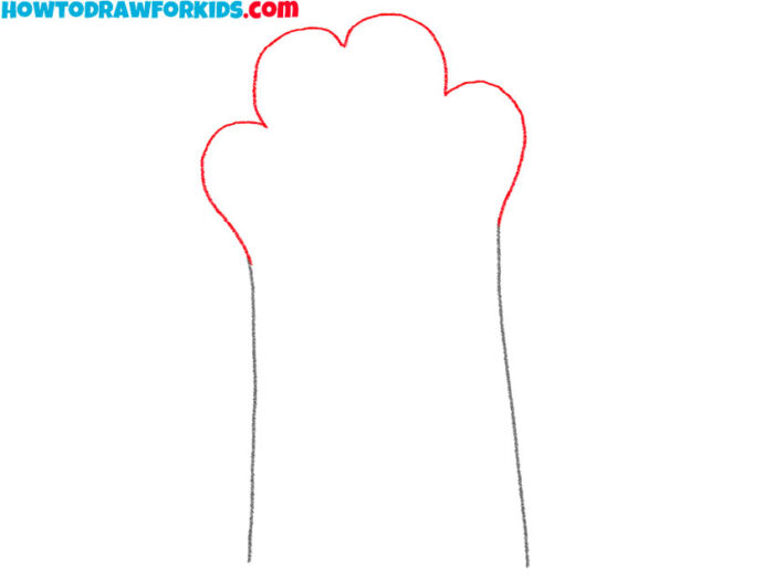 How to Draw a Paw - Easy Drawing Tutorial For Kids