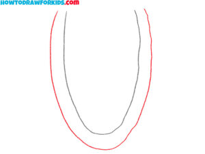 How to Draw a Chain Necklace - Easy Drawing Tutorial For Kids