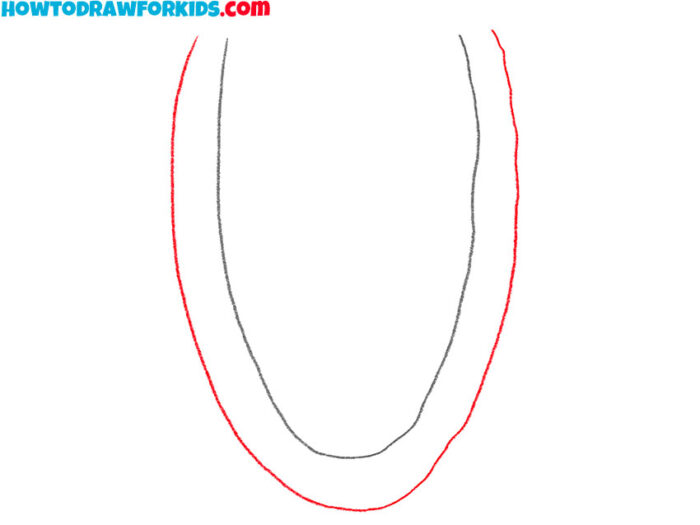 How to Draw a Chain Necklace - Easy Drawing Tutorial For Kids