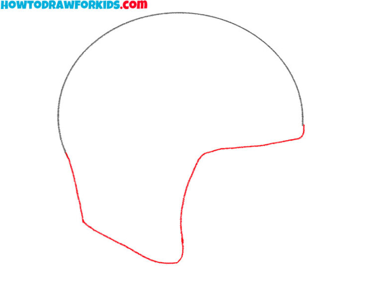 How to Draw a Football Helmet - Easy Drawing Tutorial For Kids