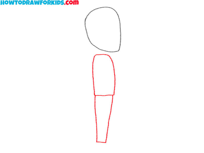 How to Draw a Person from the Side - Drawing Tutorial For Kids
