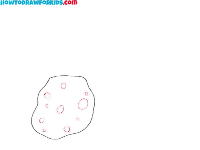 How to Draw an Asteroid - Easy Drawing Tutorial For Kids