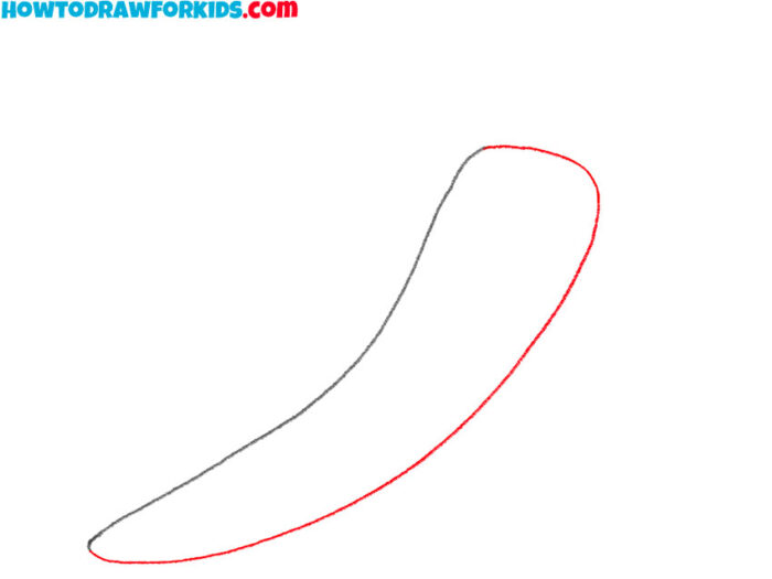 How to Draw a Pepper - Easy Drawing Tutorial For Kids