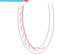 How to Draw a Chain Necklace - Easy Drawing Tutorial For Kids