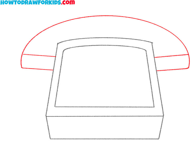 How to Draw a Telephone - Easy Drawing Tutorial For Kids