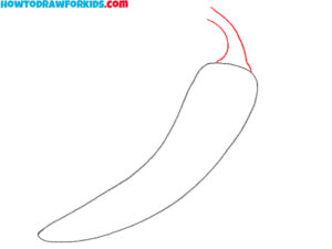 How to Draw a Pepper - Easy Drawing Tutorial For Kids