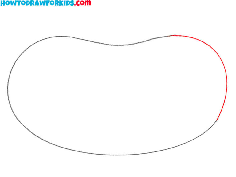 How to Draw a Bean - Easy Drawing Tutorial For Kids