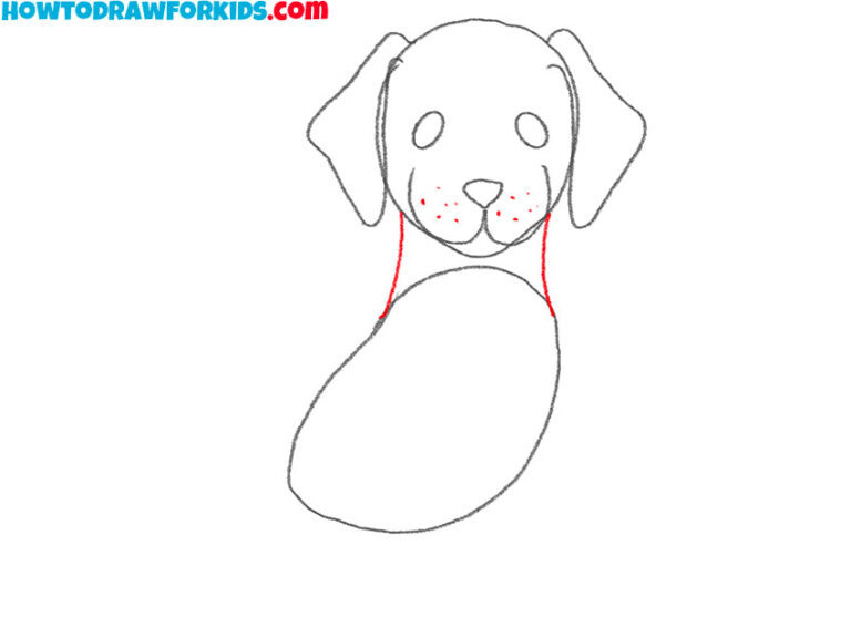 How to Draw a Black Lab - Easy Drawing Tutorial For Kids