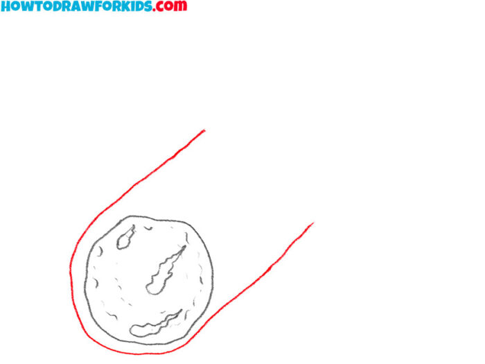 How to Draw a Meteor - Easy Drawing Tutorial For Kids