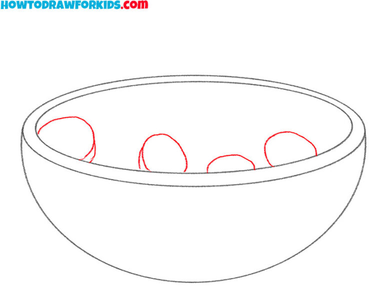 How to Draw a Salad - Easy Drawing Tutorial For Kids
