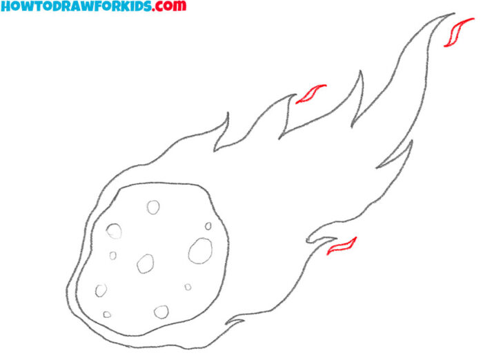 How to Draw an Asteroid - Easy Drawing Tutorial For Kids