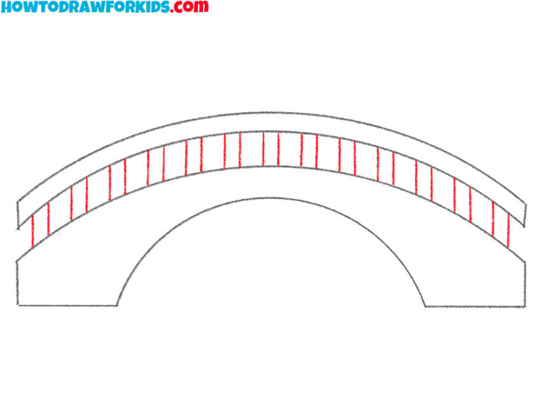 How to Draw a Bridge - Easy Drawing Tutorial For Kids