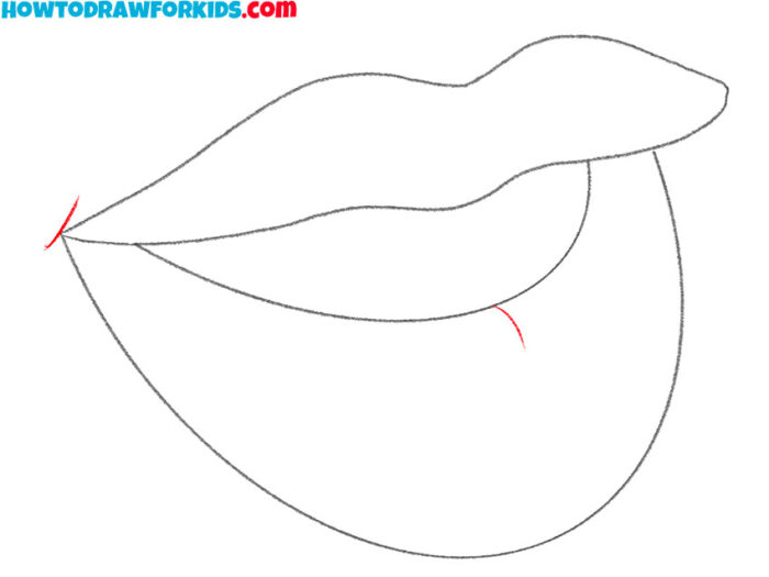 How to Draw Cartoon Lips - Easy Drawing Tutorial For Kids