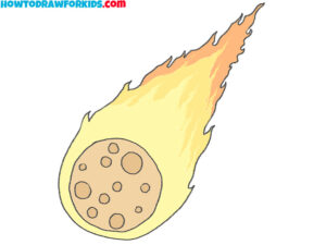 How to Draw a Comet - Easy Drawing Tutorial For Kids