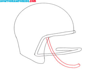 How to Draw a Football Helmet - Easy Drawing Tutorial For Kids