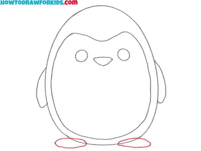 How to Draw a Baby Penguin - Easy Drawing Tutorial For Kids