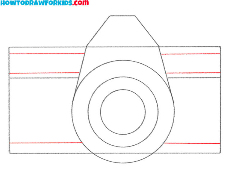 How to Draw a Camera - Easy Drawing Tutorial For Kids