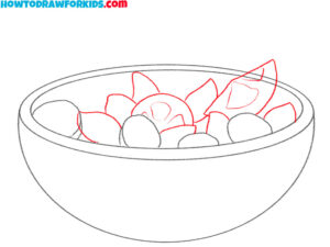 How to Draw a Salad - Easy Drawing Tutorial For Kids