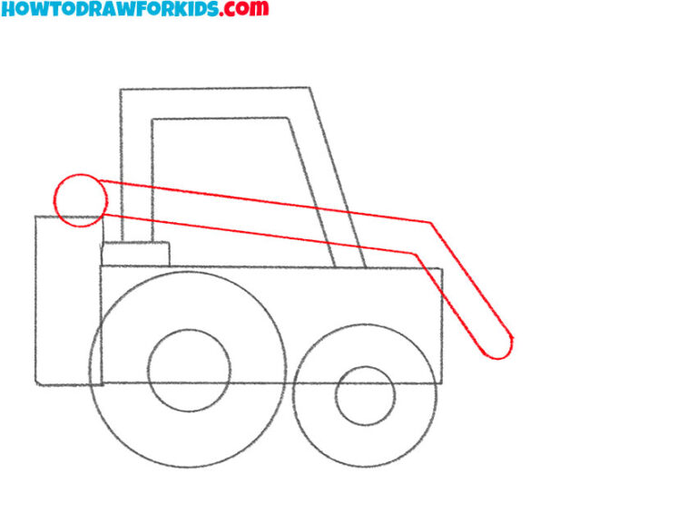 How to Draw a Bulldozer - Easy Drawing Tutorial For Kids