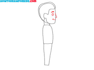 How to Draw a Person from the Side - Drawing Tutorial For Kids