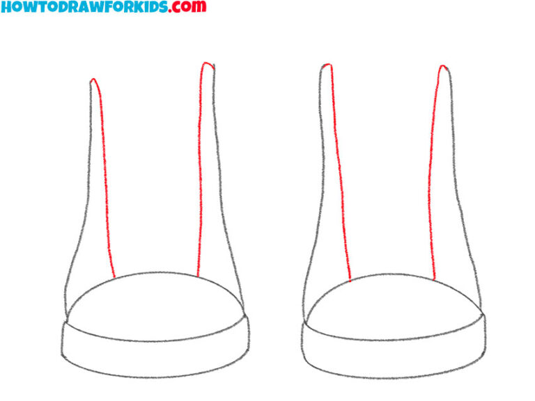 How to Draw Shoes from the Front - Easy Drawing Tutorial For Kids