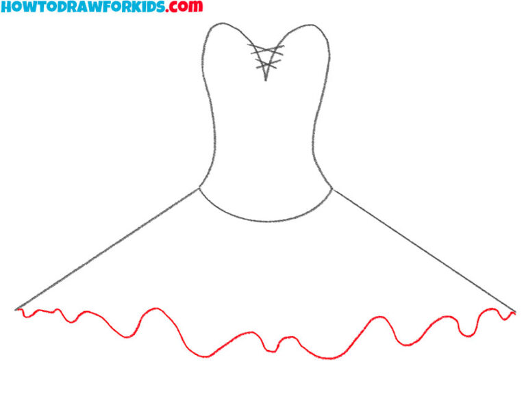 How to Draw a Tutu - Easy Drawing Tutorial For Kids