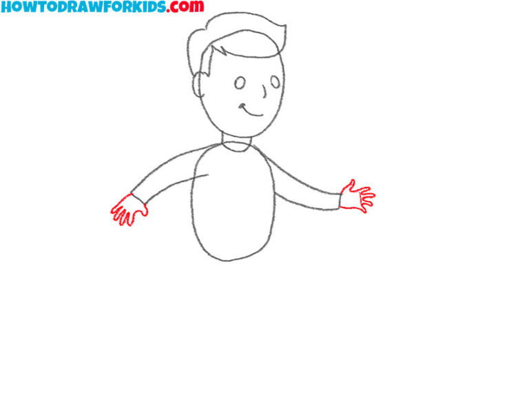 How to Draw a Walking Person - Easy Drawing Tutorial For Kids