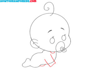 How to Draw a Cartoon Baby - Easy Drawing Tutorial For Kids