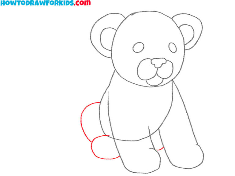 How to Draw a Baby Tiger - Easy Drawing Tutorial For Kids