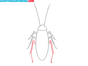 How to Draw a Cockroach - Easy Drawing Tutorial For Kids