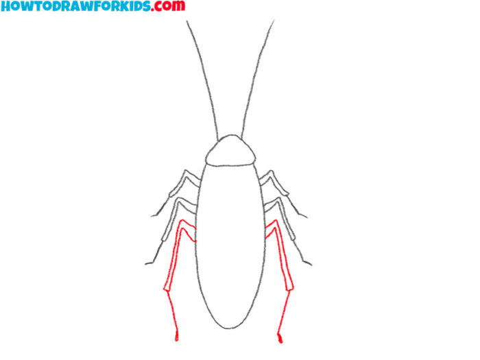 How to Draw a Cockroach - Easy Drawing Tutorial For Kids