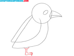 How to Draw a Crow - Easy Drawing Tutorial For Kids