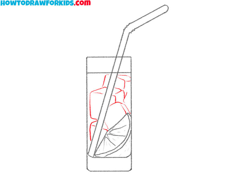 How to Draw Lemonade - Easy Drawing Tutorial For Kids